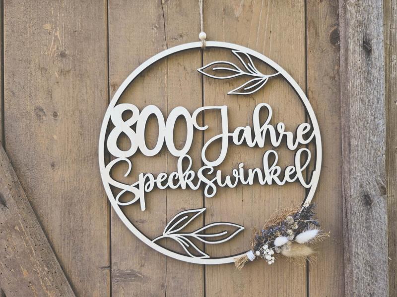 800 Jahre Speckswinkel – Laser Holzschnitt von Nadine Lauritis | Peter ...
